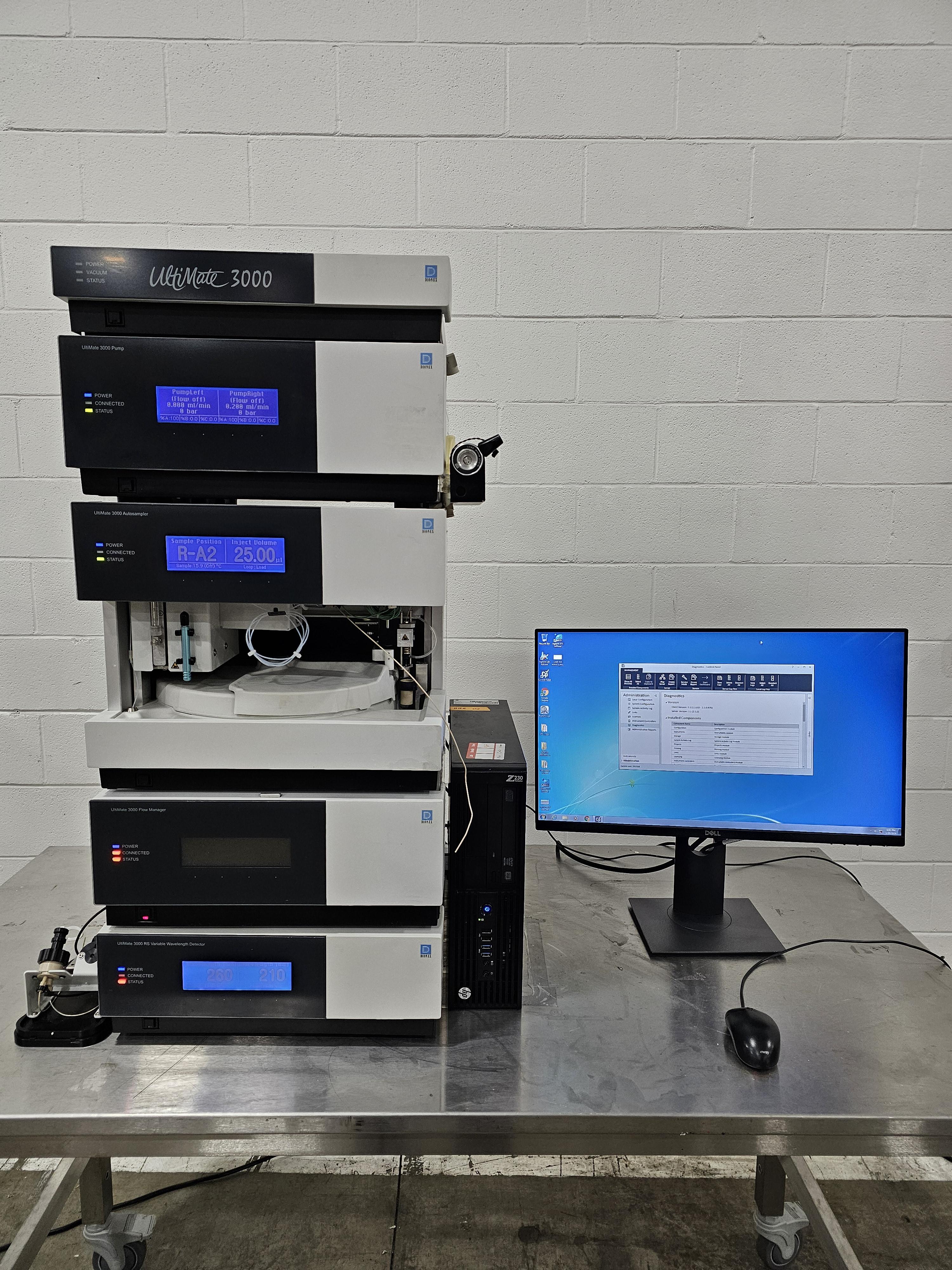 REUZEit - Thermo Dionex UltiMate 3000 HPLC System Includes Computer ...