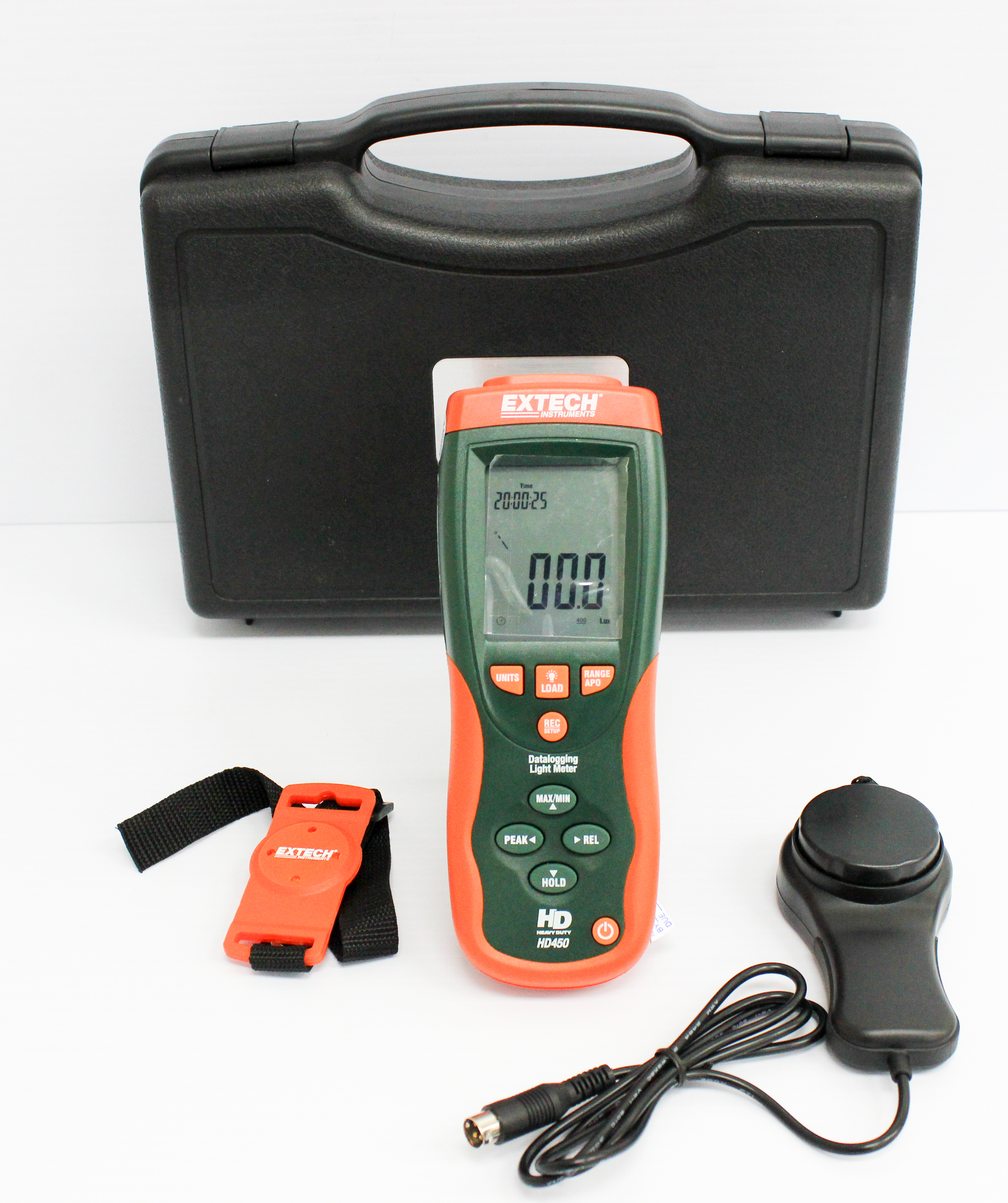 REUZEit - Extech HD450 Light Meter Datalogging Heavy Duty 400000 Lux ...