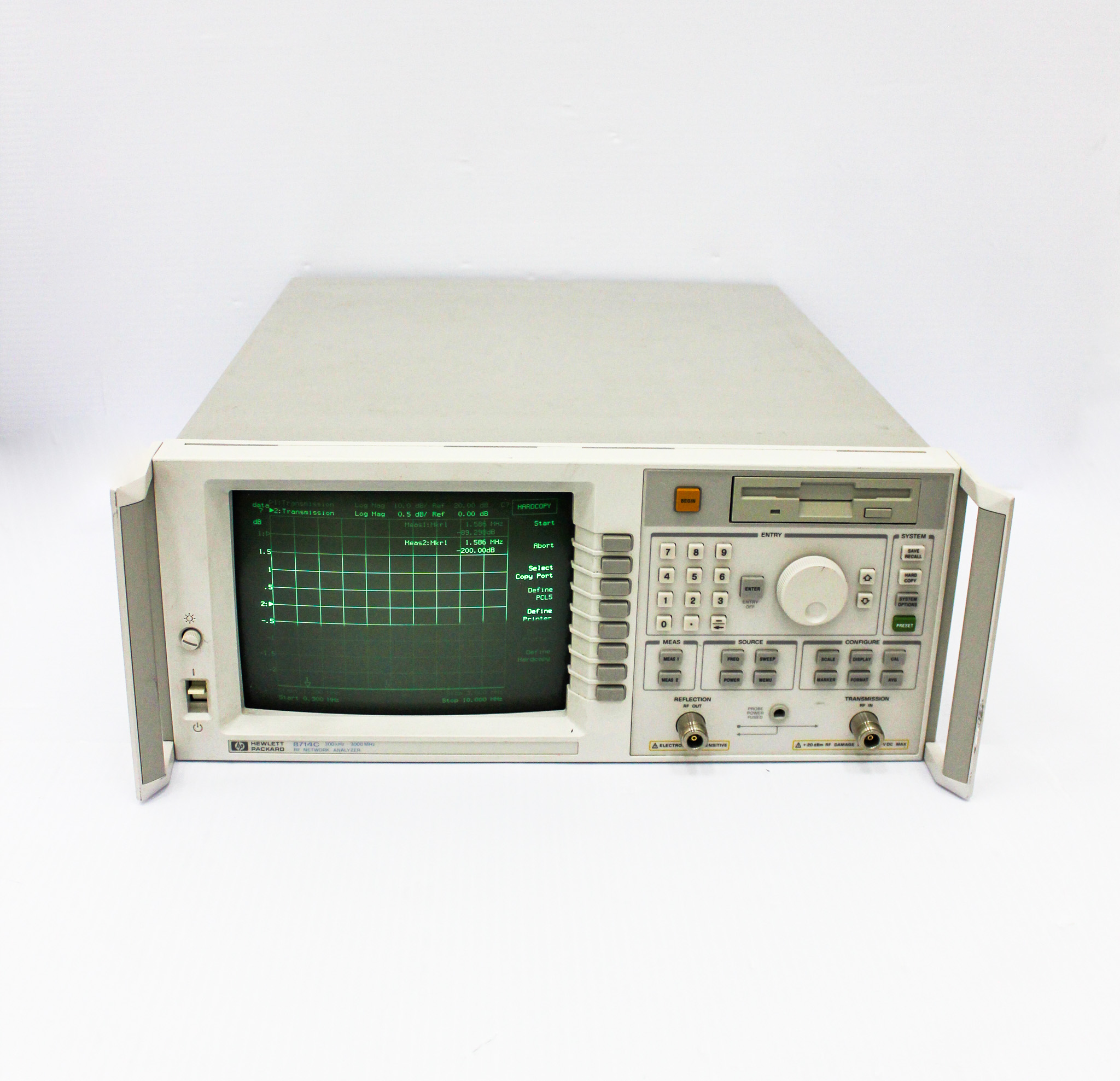 REUZEit - HP 8714C RF Network Analyzer Transmission Reflection Test ...