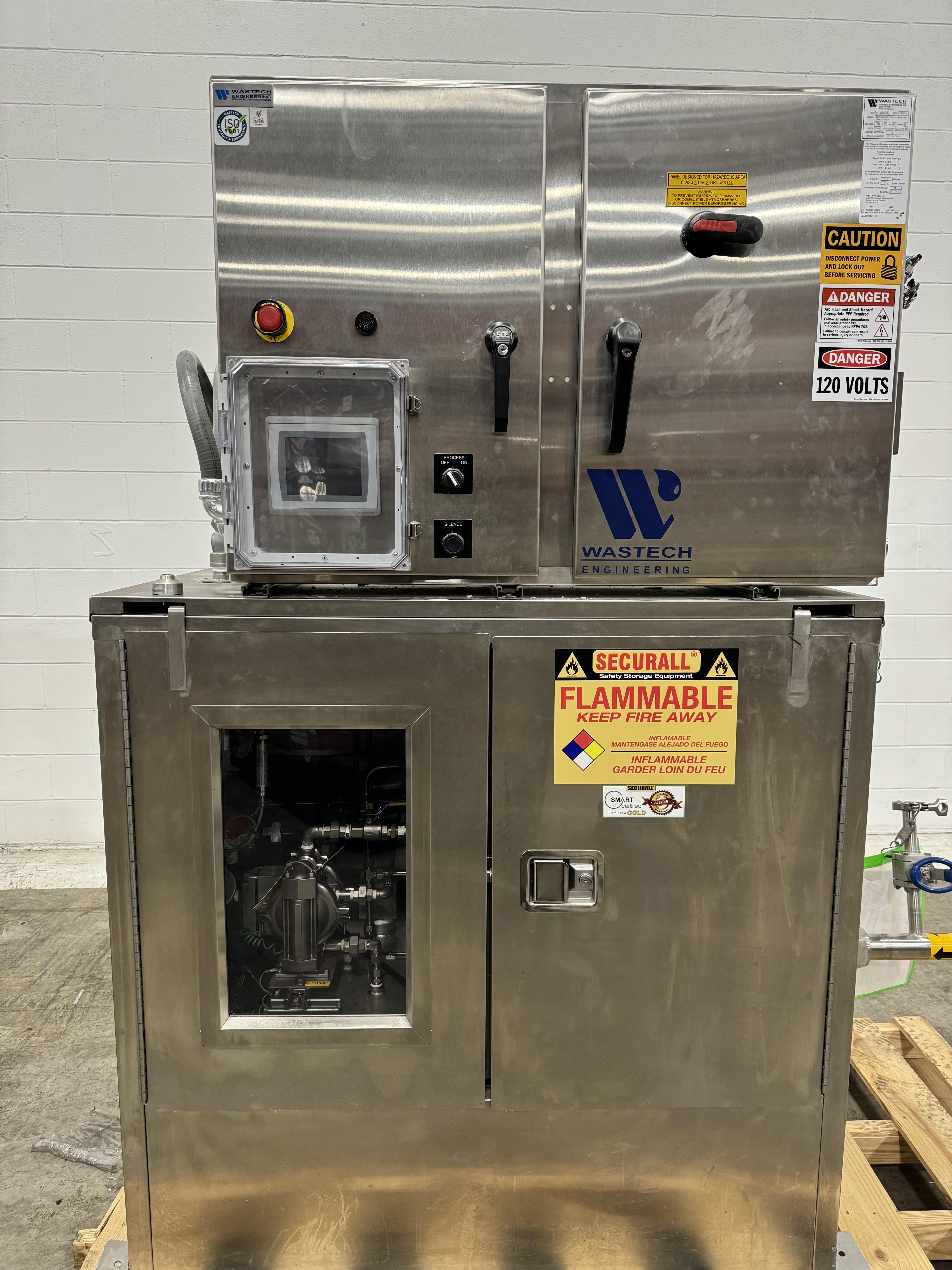 REUZEit - Tech SSPLS-30-007 Solvent Pump Lift Station 30gl Stainless ...
